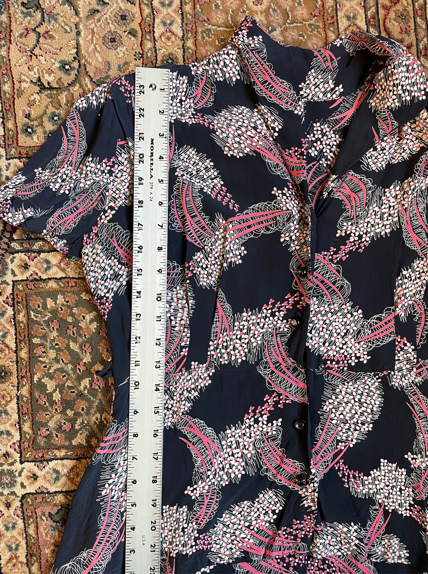 Vintage Rayon 1940"s Peplum Dress - Etsy