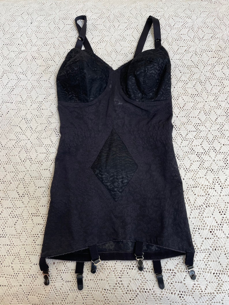 1950's 1960's Vintage Lingerie Corset, Girdle, Bra, Garter, Combo Shape ...