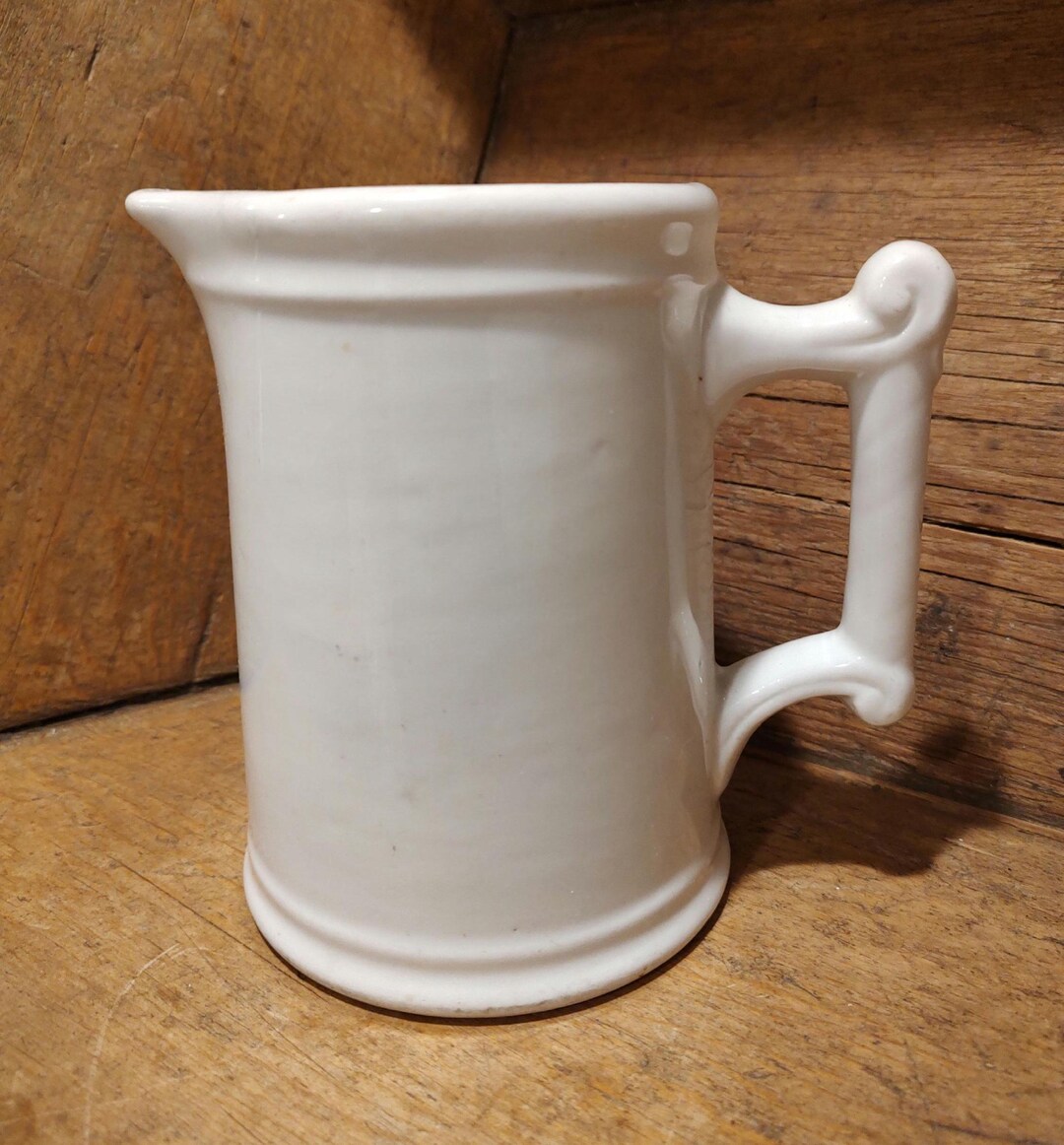 Vintage Milk Pitcher, Chunky White Ironstone Pitcher, Unmarked - Etsy