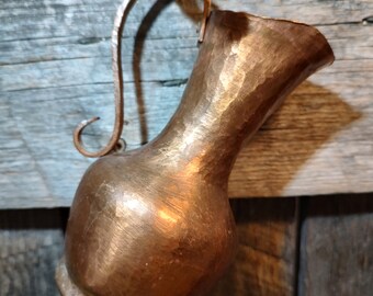 Vintage Turkish Handmade Copper Pitcher grj - Etsy