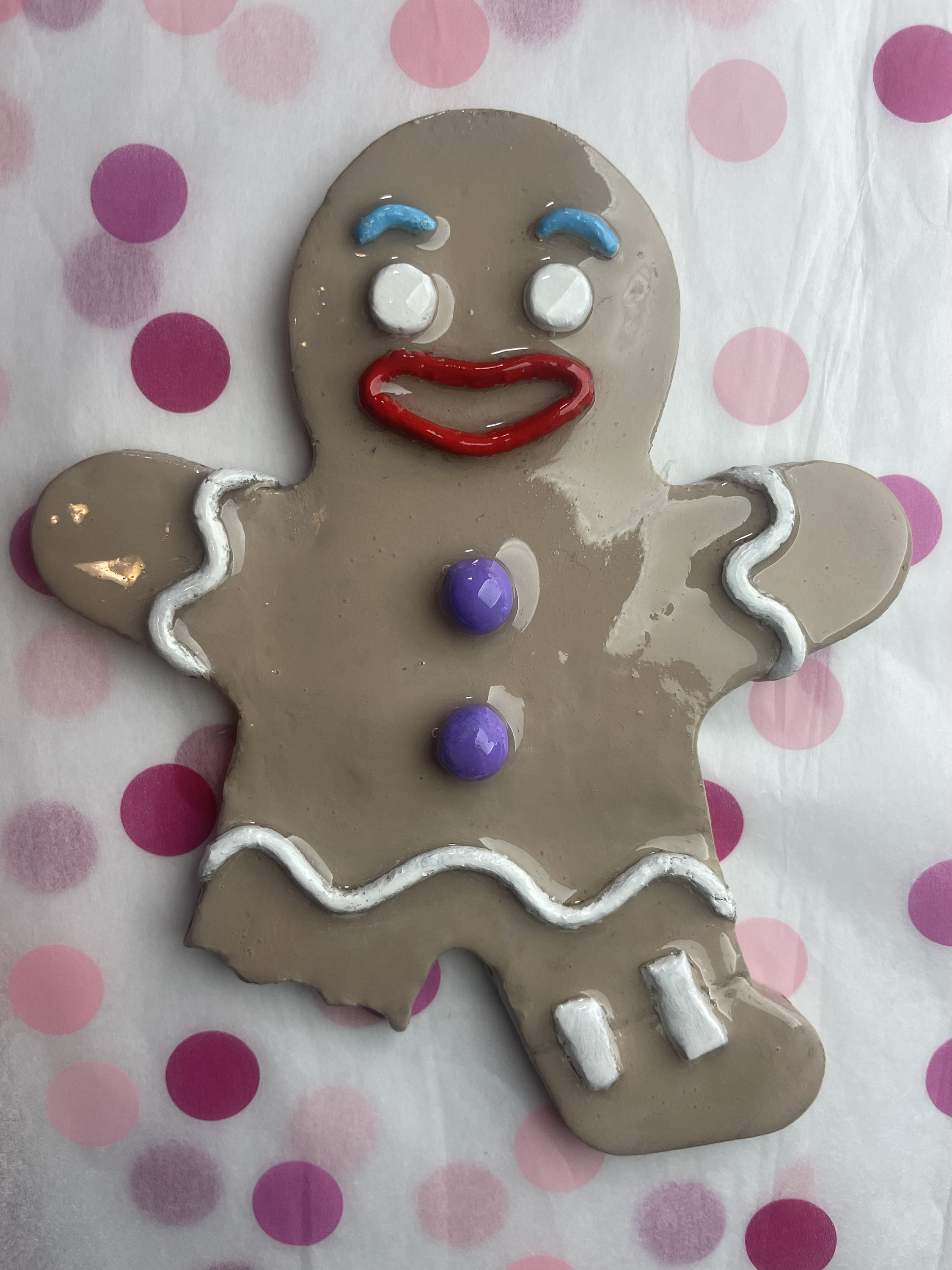 Shrek Gingerbread Man Trinket Dish! Shrek Gingy Trinket Dish, Jewelry ...