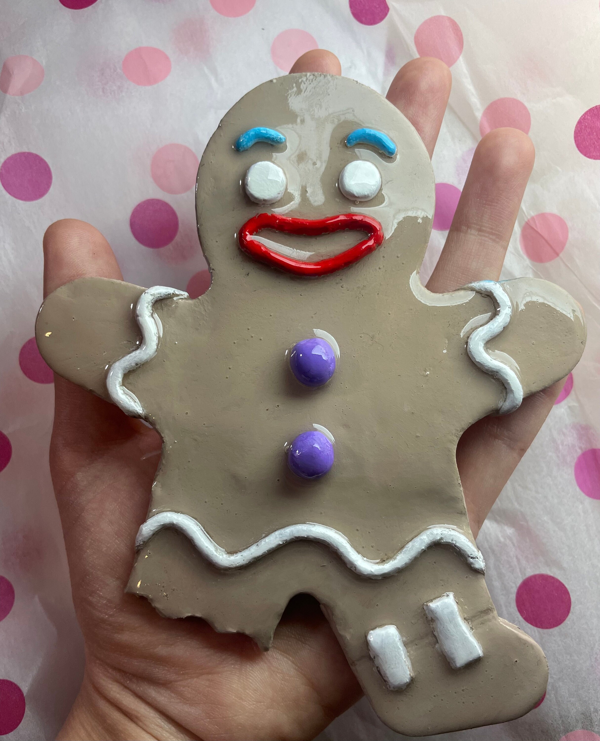 Shrek Gingerbread Man Trinket Dish! Shrek Gingy Trinket Dish, Jewelry ...