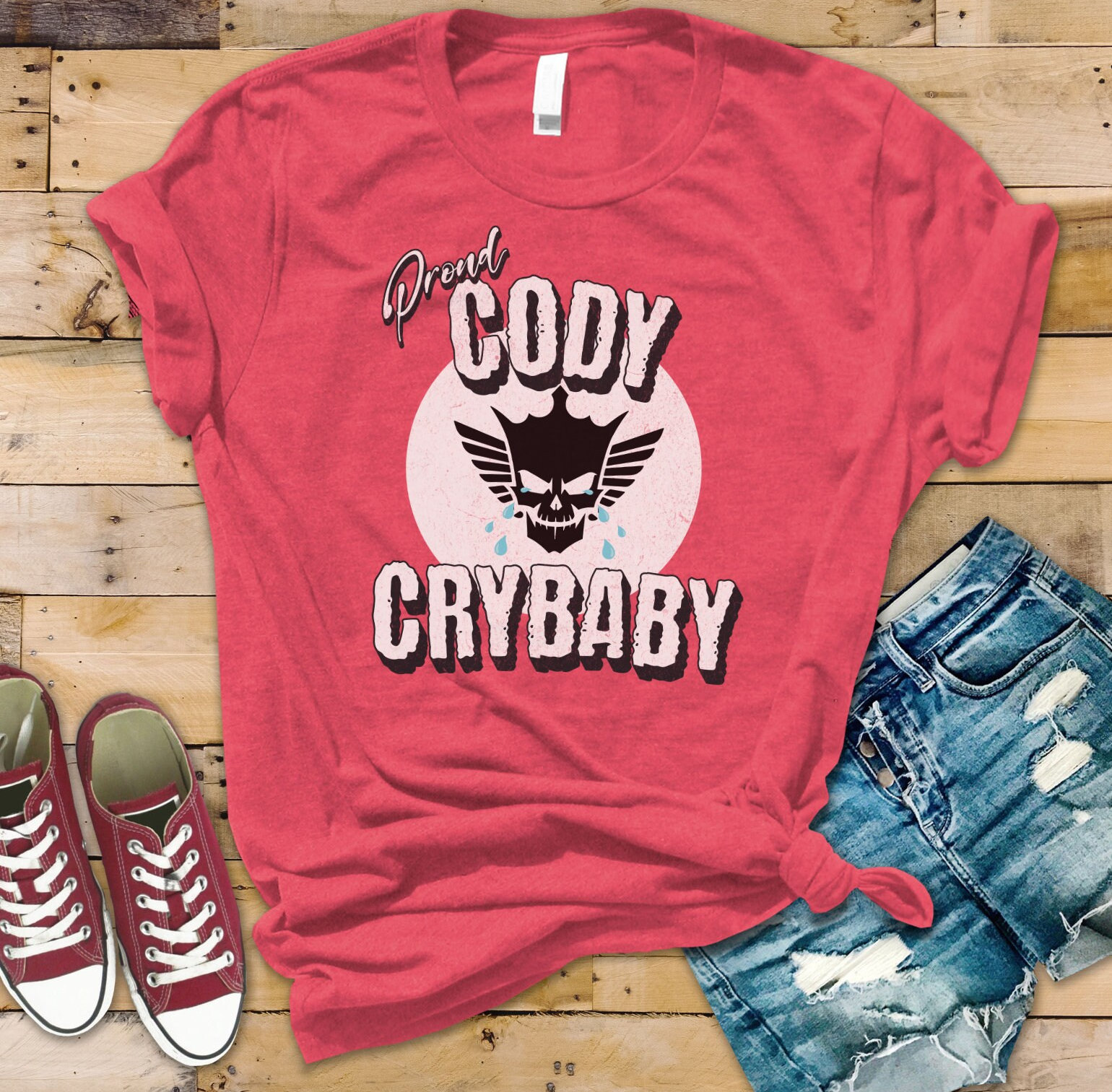 Cody Crybaby, American Nightmare, Cody Rhodes, Wrestling, Shirt, WWE ...