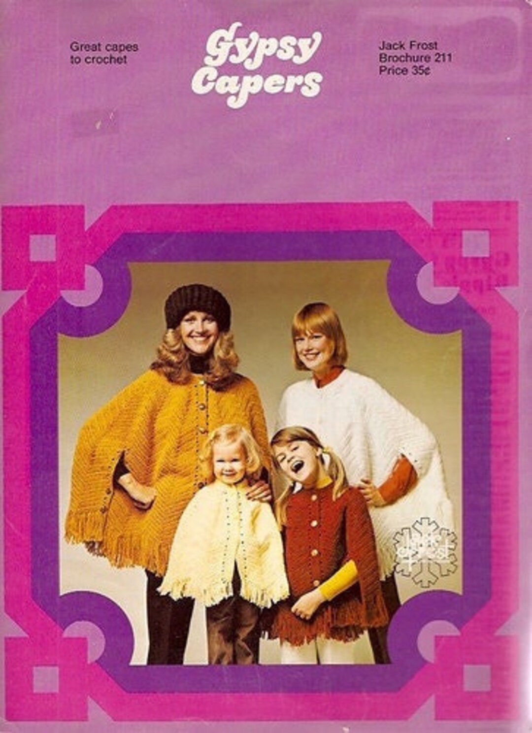 Gypsy Crochet Cape Book Crochet Pattern - Etsy