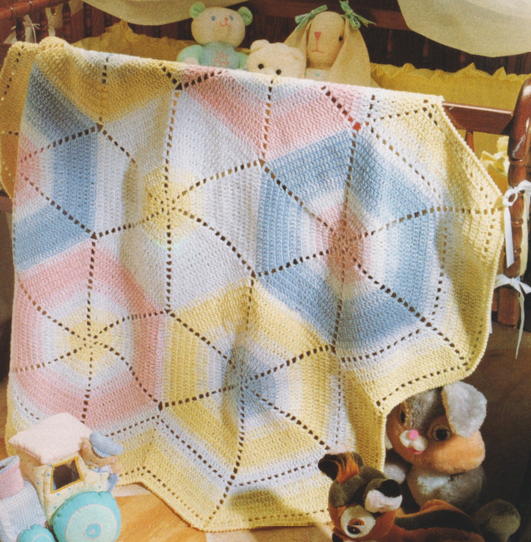 Pastel Pinwheels: Afghan Blanket Crochet Pattern - Etsy