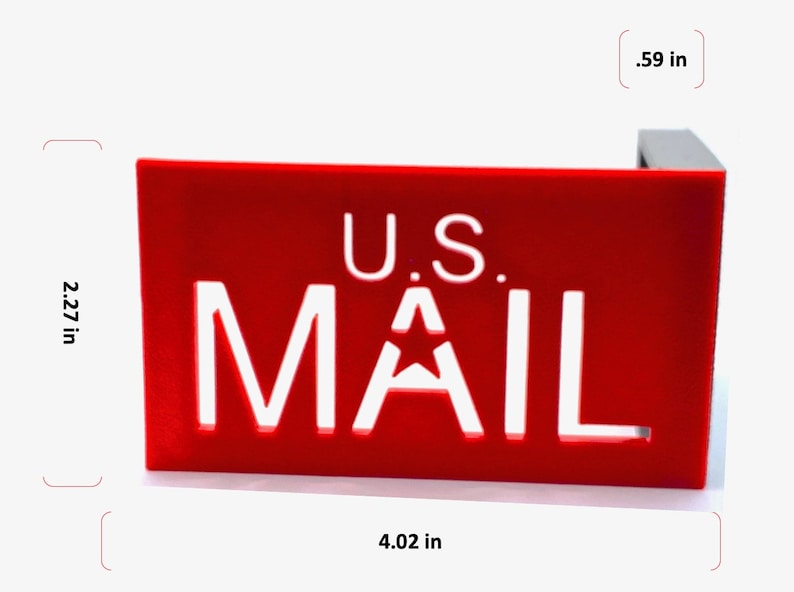 US MAIL Mailbox Flag for Stone or Brick Mailboxes - Etsy