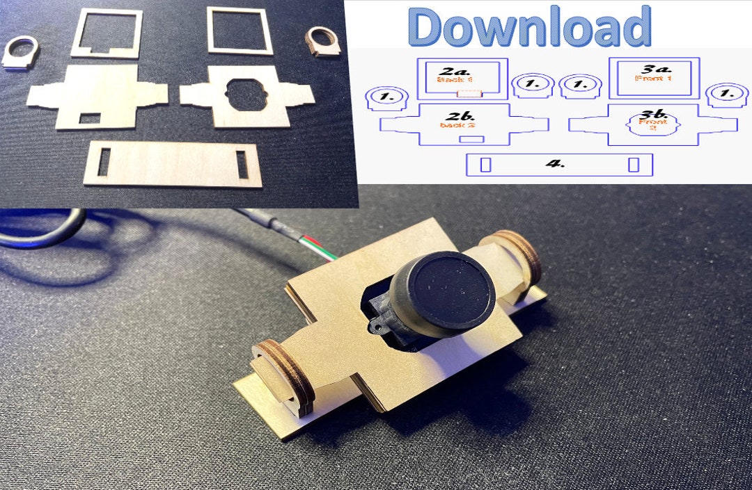 Updated Camera Mount Design to Fit More Manufacture Cameras SVG USB ...