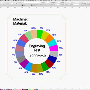 Laser Engraving Material Test Files: SVG DXF Rdworks Lightburn (digital ...