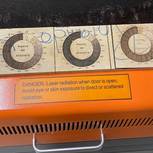 Laser Engraving Material Test Files: SVG DXF Rdworks Lightburn (digital ...