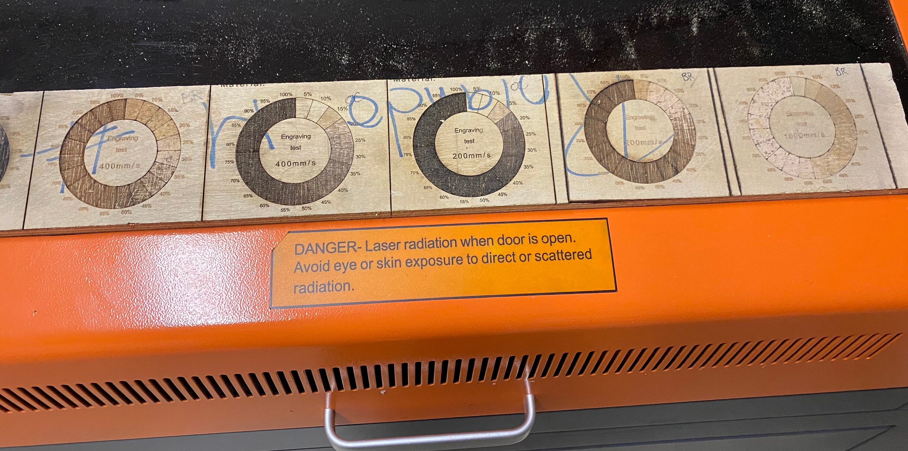 Laser Engraving Material Test Files: SVG DXF Rdworks Lightburn (digital ...