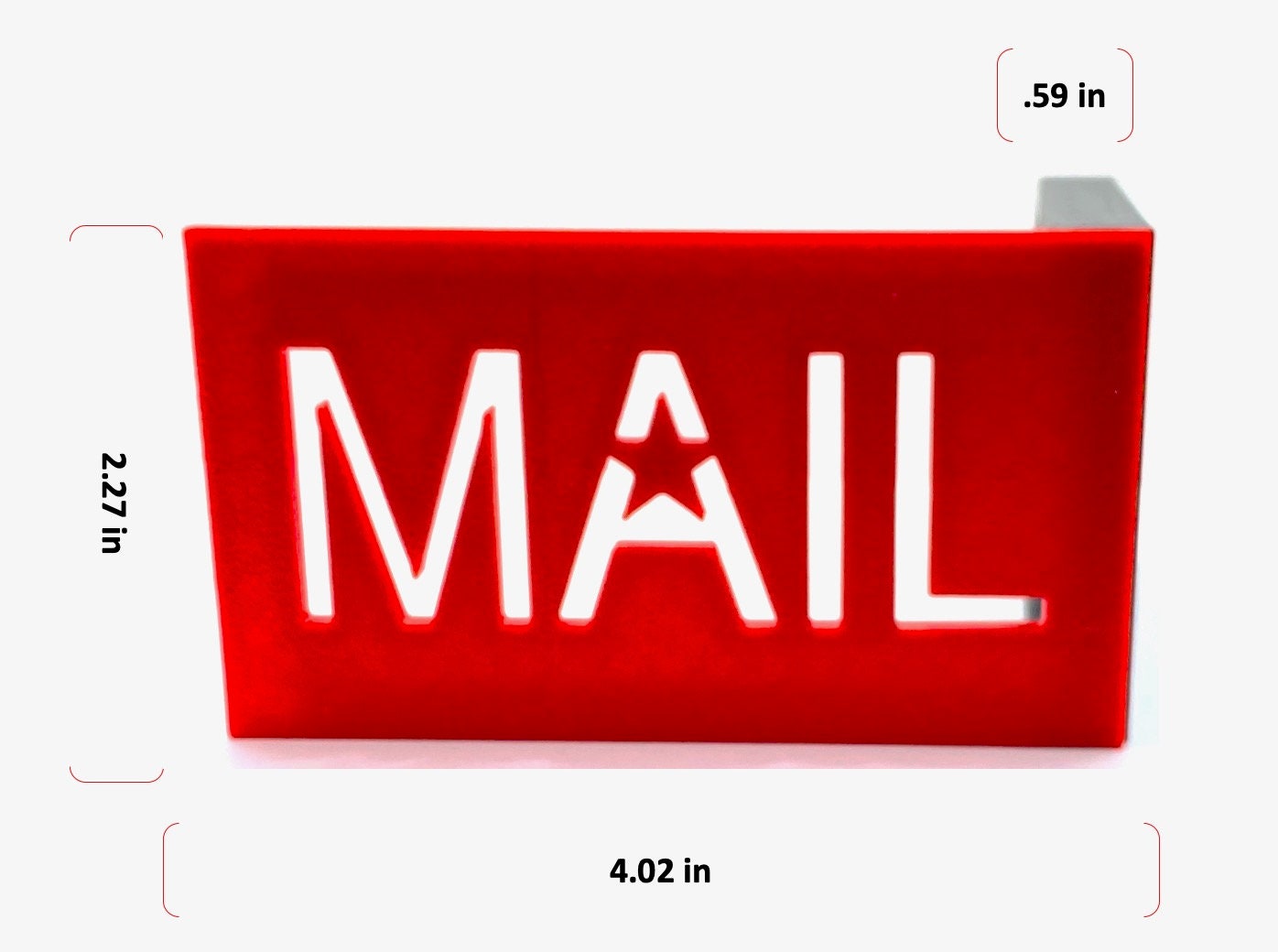 Casing Brick Mailbox Flag