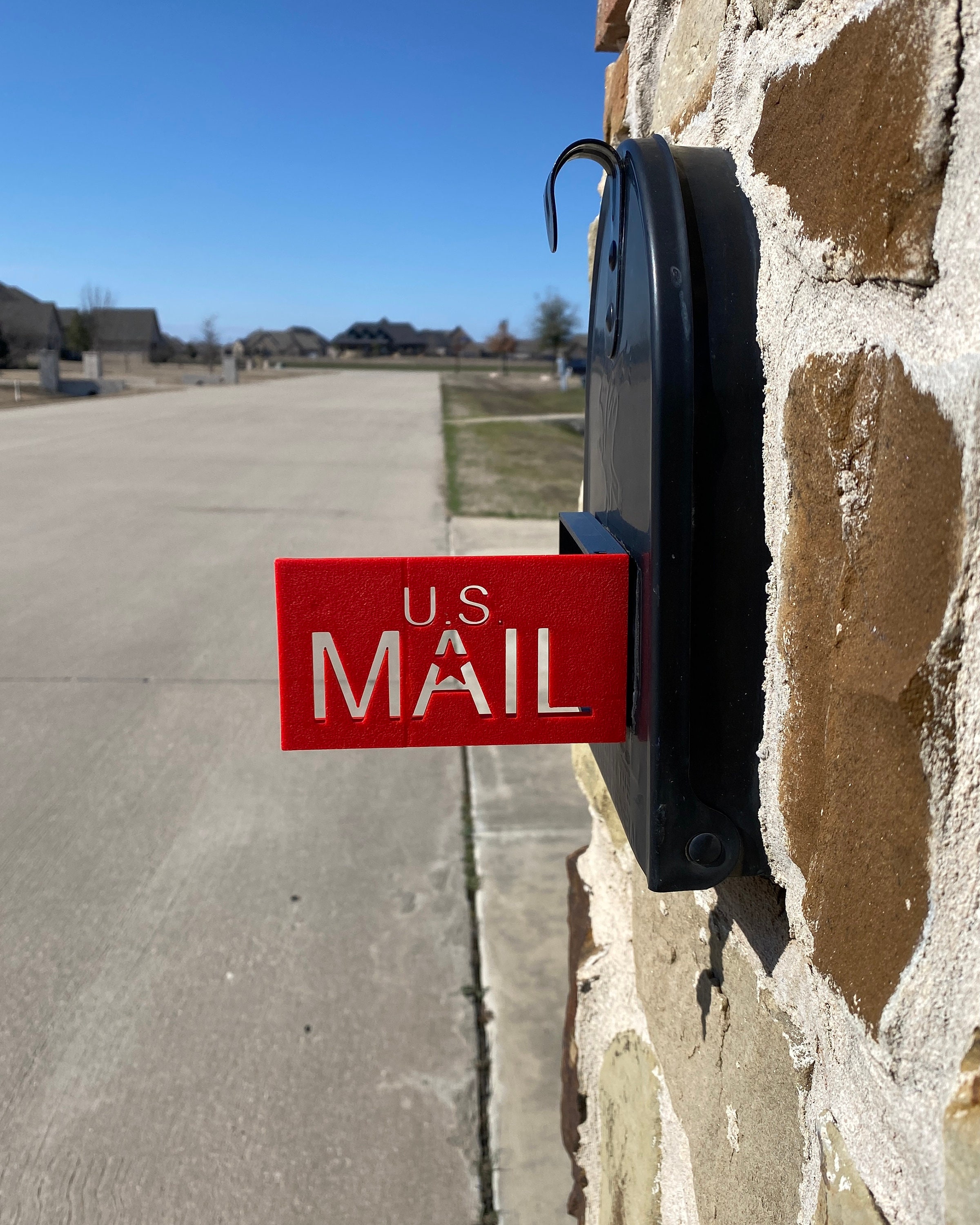 US MAIL Mailbox Flag for Stone or Brick Mailboxes - Etsy