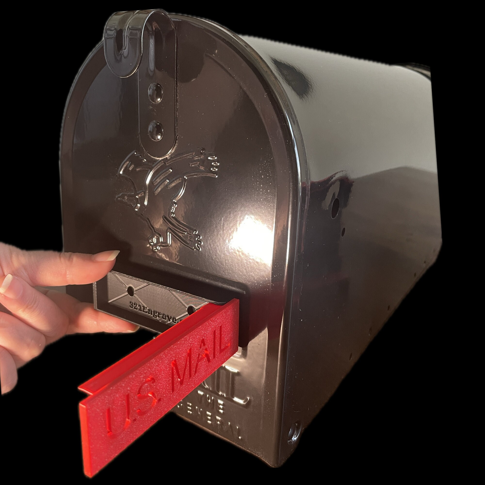 Sleek US MAIL Design Mailbox Flag for Stone or Brick Mailboxes - Etsy