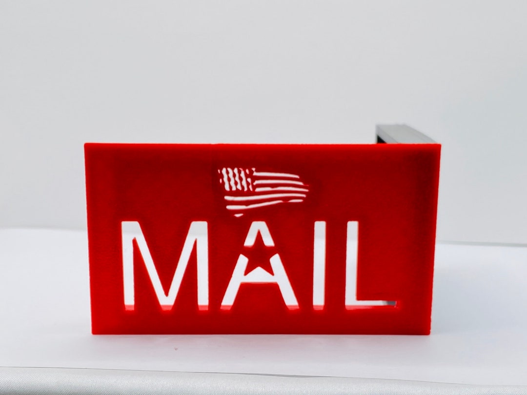 FLAG MAIL Design Mailbox Flag for Stone or Brick-encased Mailboxes ...