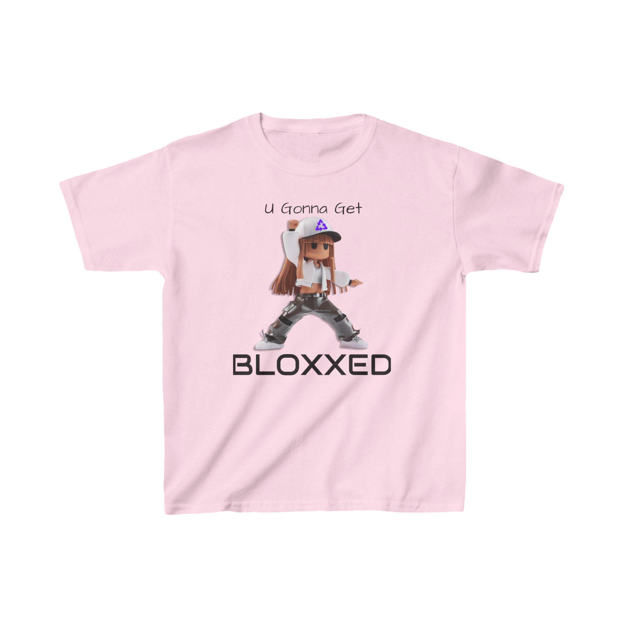 Kids Heavy Cotton™ Tee U Gonna Get Bloxxed Roblox Games Video Female ...