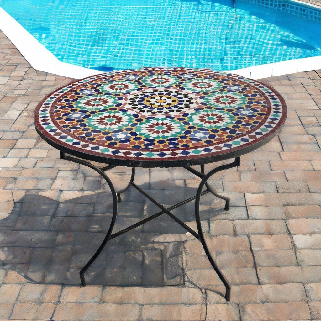 Moroccan Tiles Table moroccan Tiles Table Moroccan Mosaic - Etsy
