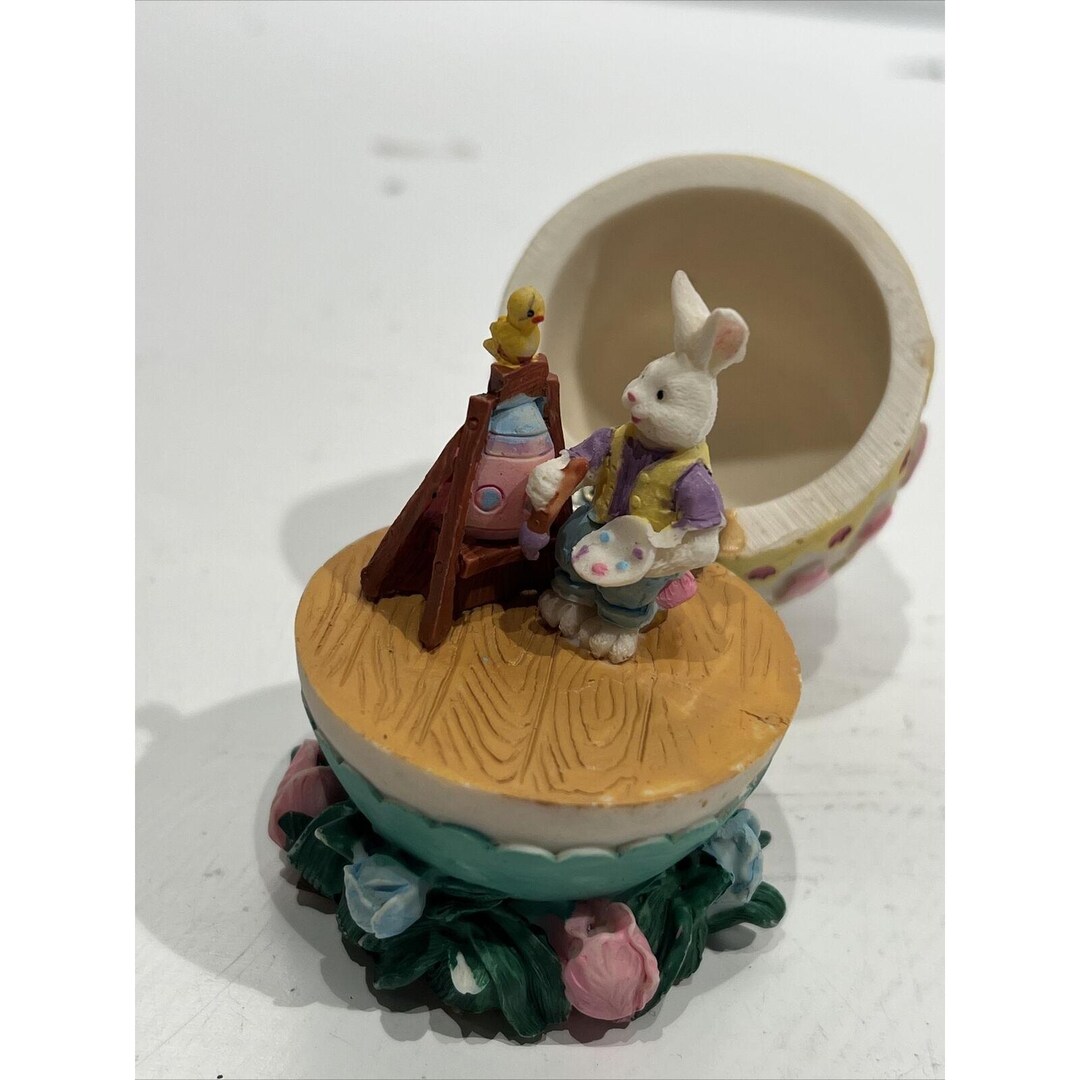 1999 CVS Collectable Porcelain Easter Eggs Easter Opens With Bunny ...
