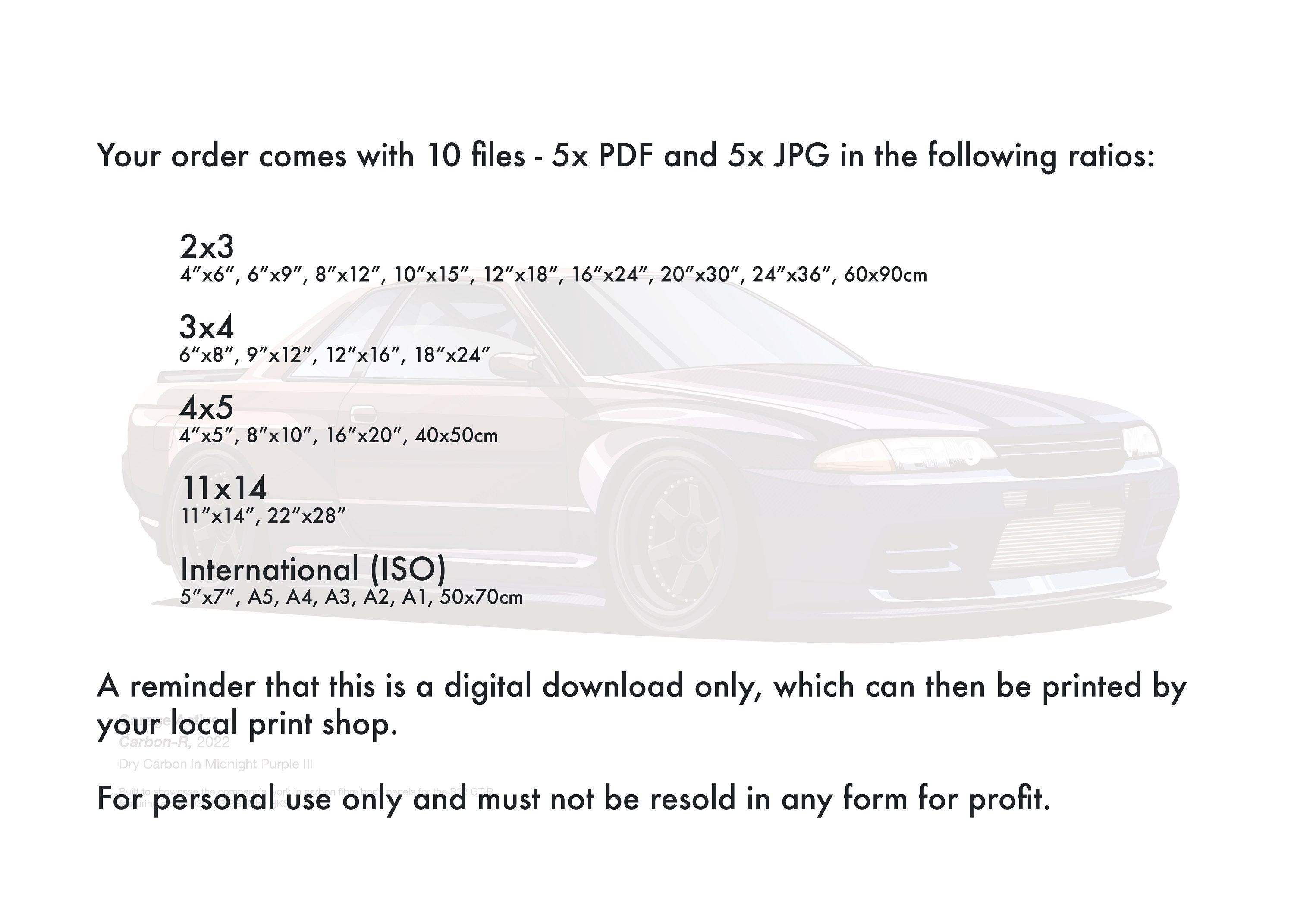 Garage Active R32 GTR Poster Car Automotive Enthusiast Vector ...