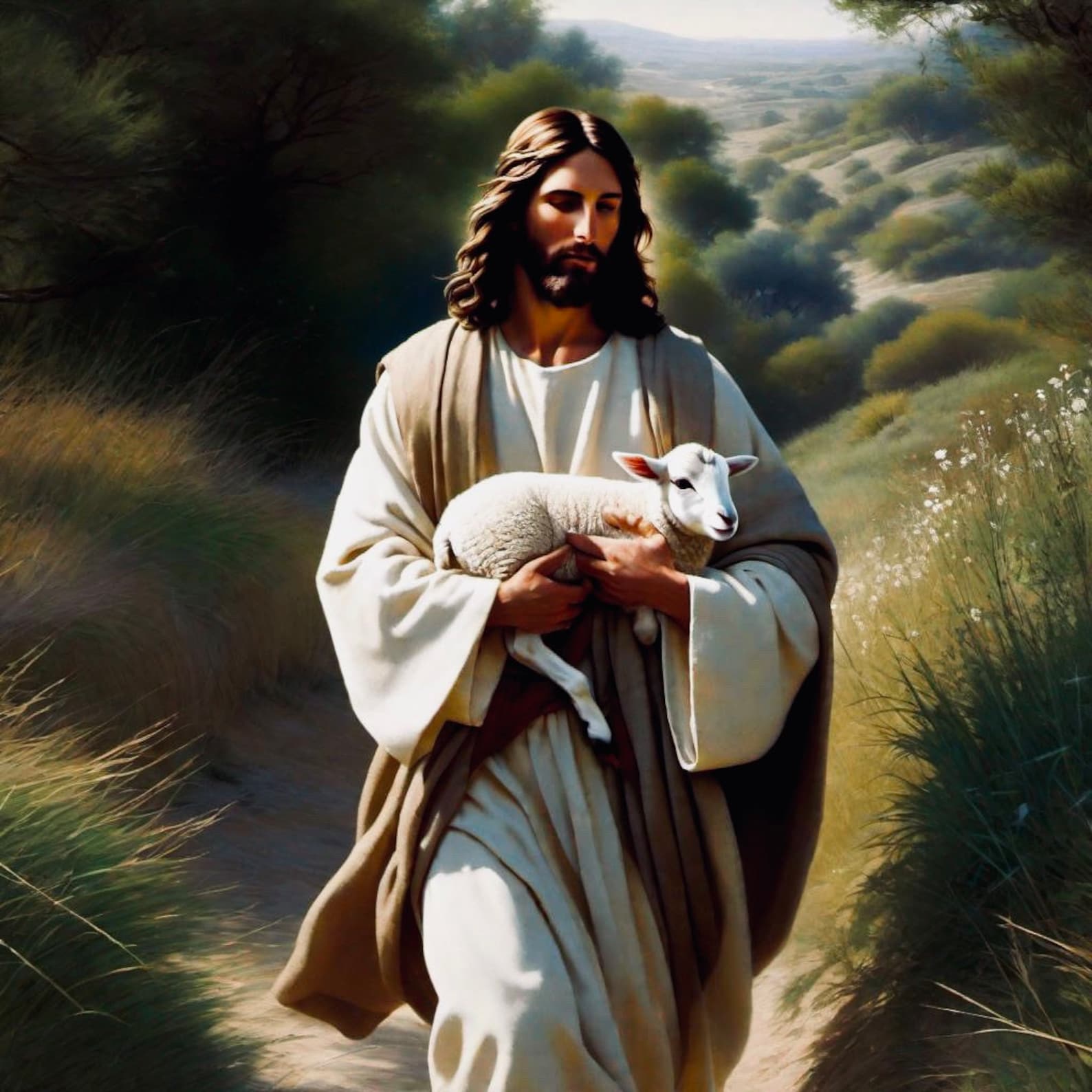 Jesus Digital Print - Etsy