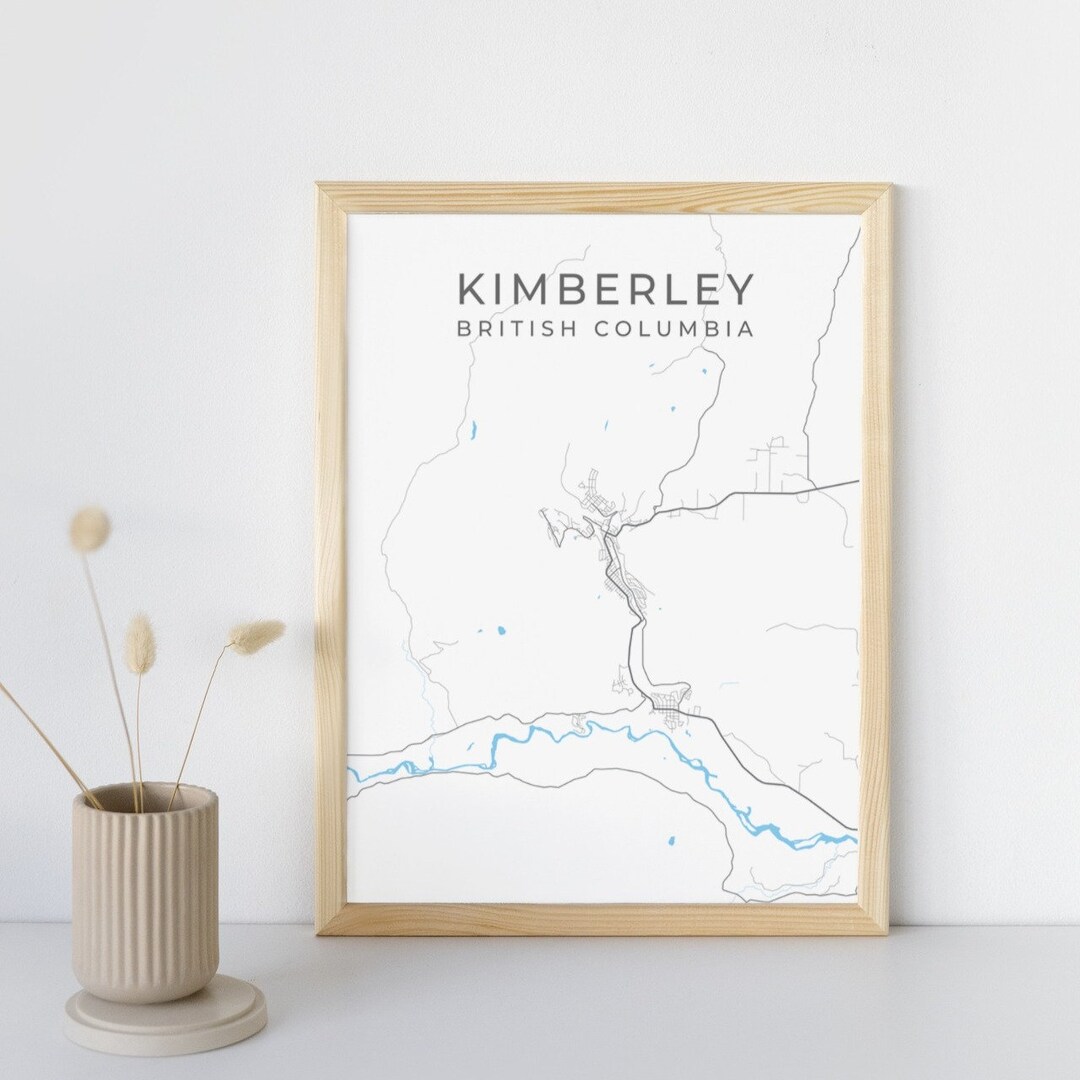 Kimberley BC Poster Kimberley Travel Print Kimberley British Columbia ...