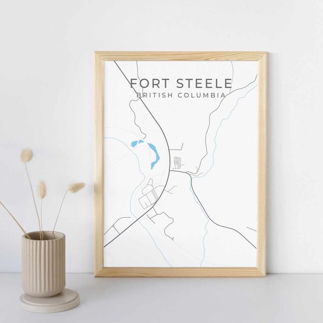 Fort Steele BC Poster Fort Steele Travel Print Fort Steele British ...