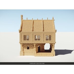 Small Merchant House Tabletop Gaming Building - Design, TTRPG Terrain ...