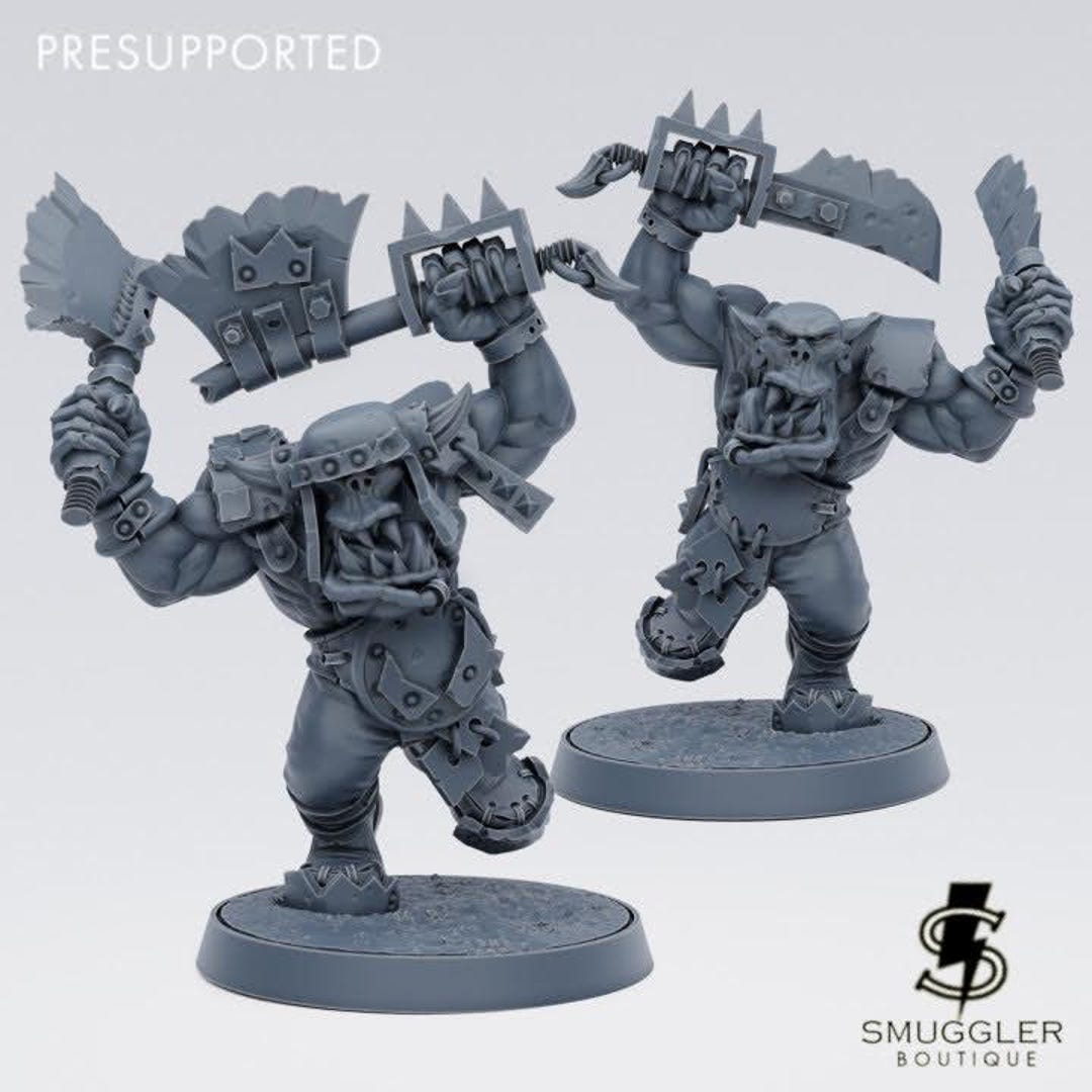 Ork Slashaz Wargaming 3D Printed Miniatures | High Quality | Modular ...