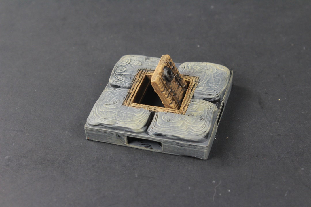 Dungeon Stone Trapdoor Modular Tiles D&D Terrain Tabletop RPG - Etsy