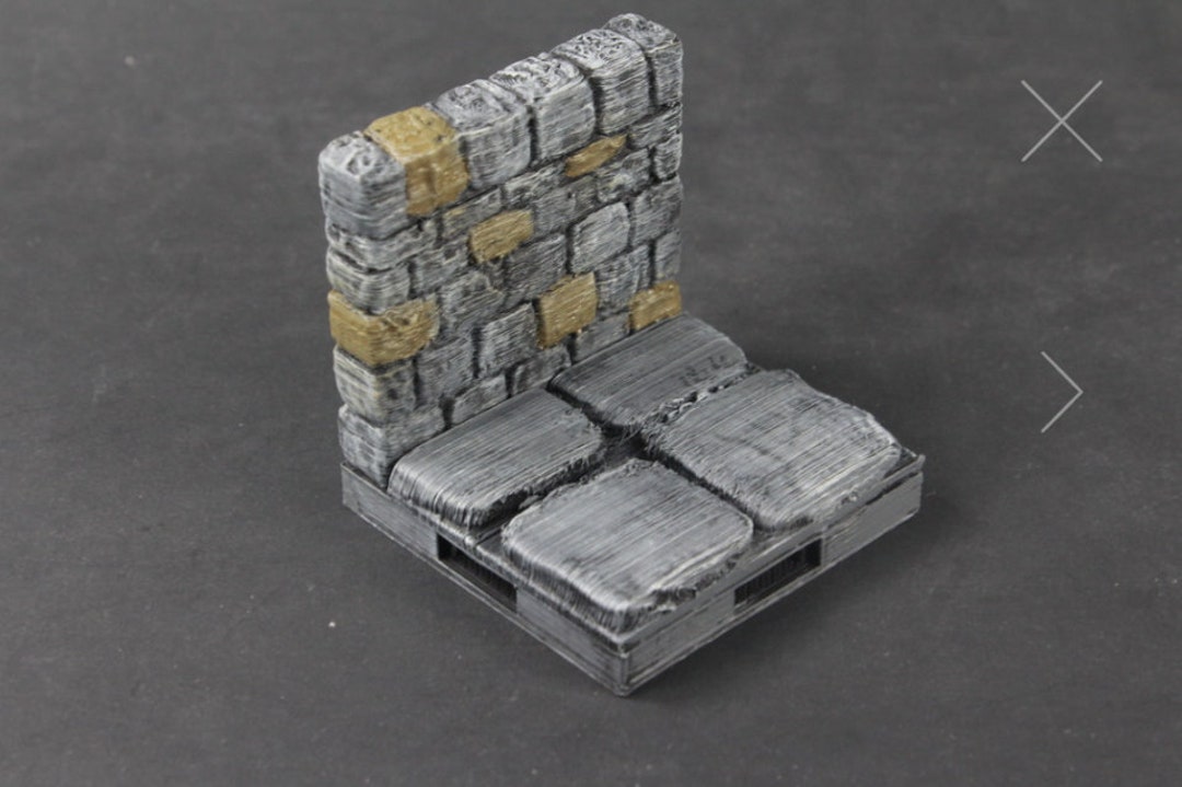 Dungeon Stone Wall Modular Tiles D&D Terrain Tabletop RPG - Etsy