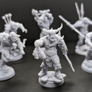 Orc Horde Dnd Minis 32mm Scale Miniature Dungeons and Dragons Model ...