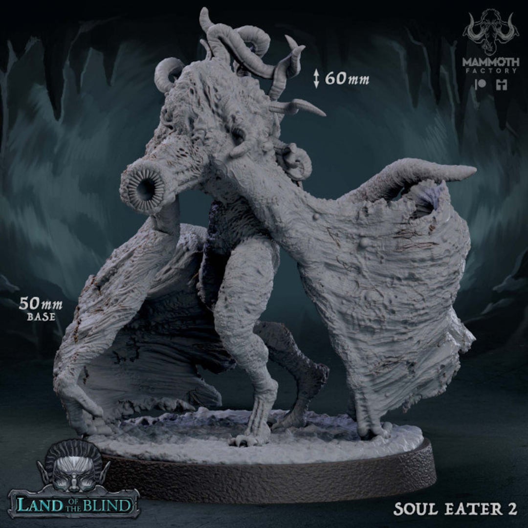 Soul Eater Undead Monster Miniatures for D&D TTRPG Pathfinder 5e ...