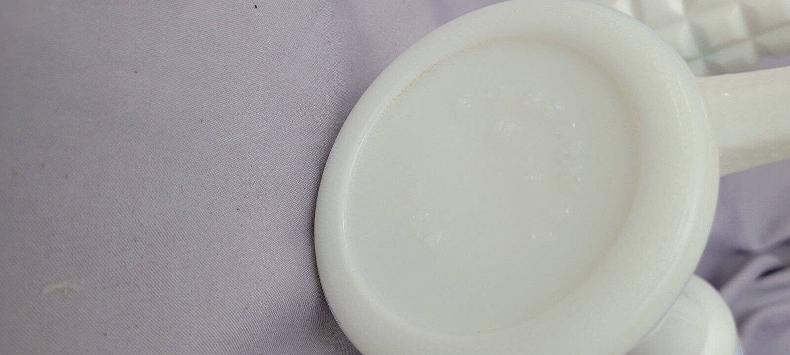 Vintage E.O. BRODY White Milk Glass Bud Vases- Lot OF 3 Hobnail, Waffle ...