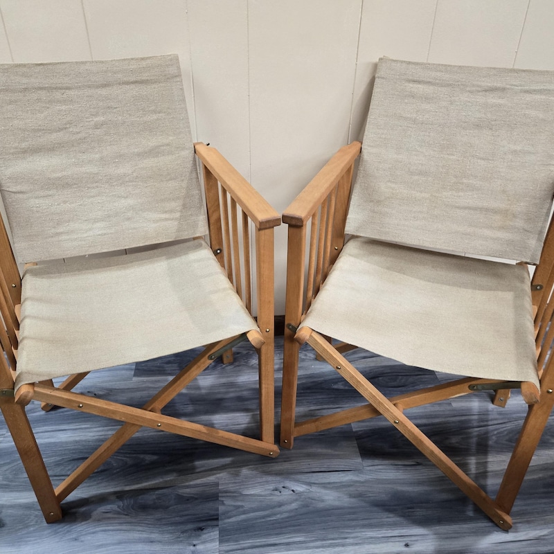 Vintage Safari Chair - Etsy