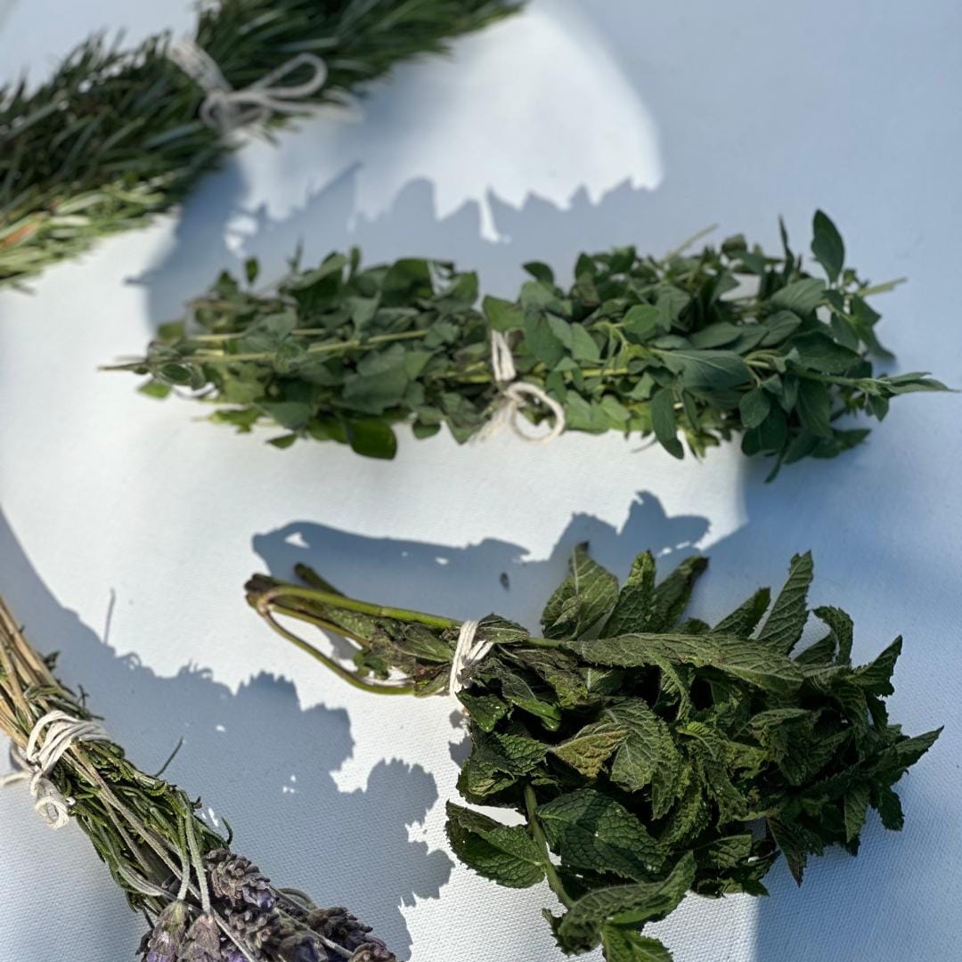 Dried Herb Bundles, Dried Rosemay, Mint, Lavender & Oregano, Dried ...