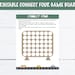 Printable Connect Four Game Board Template - Etsy