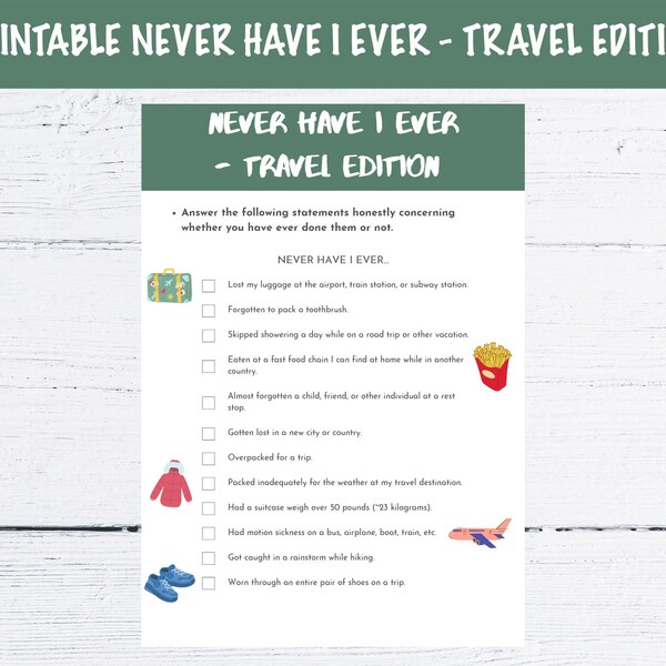 Never Have I Ever Girls Edition - Etsy