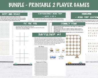 Bundle of 2 Printable License Plate Search Games for Road - Etsy