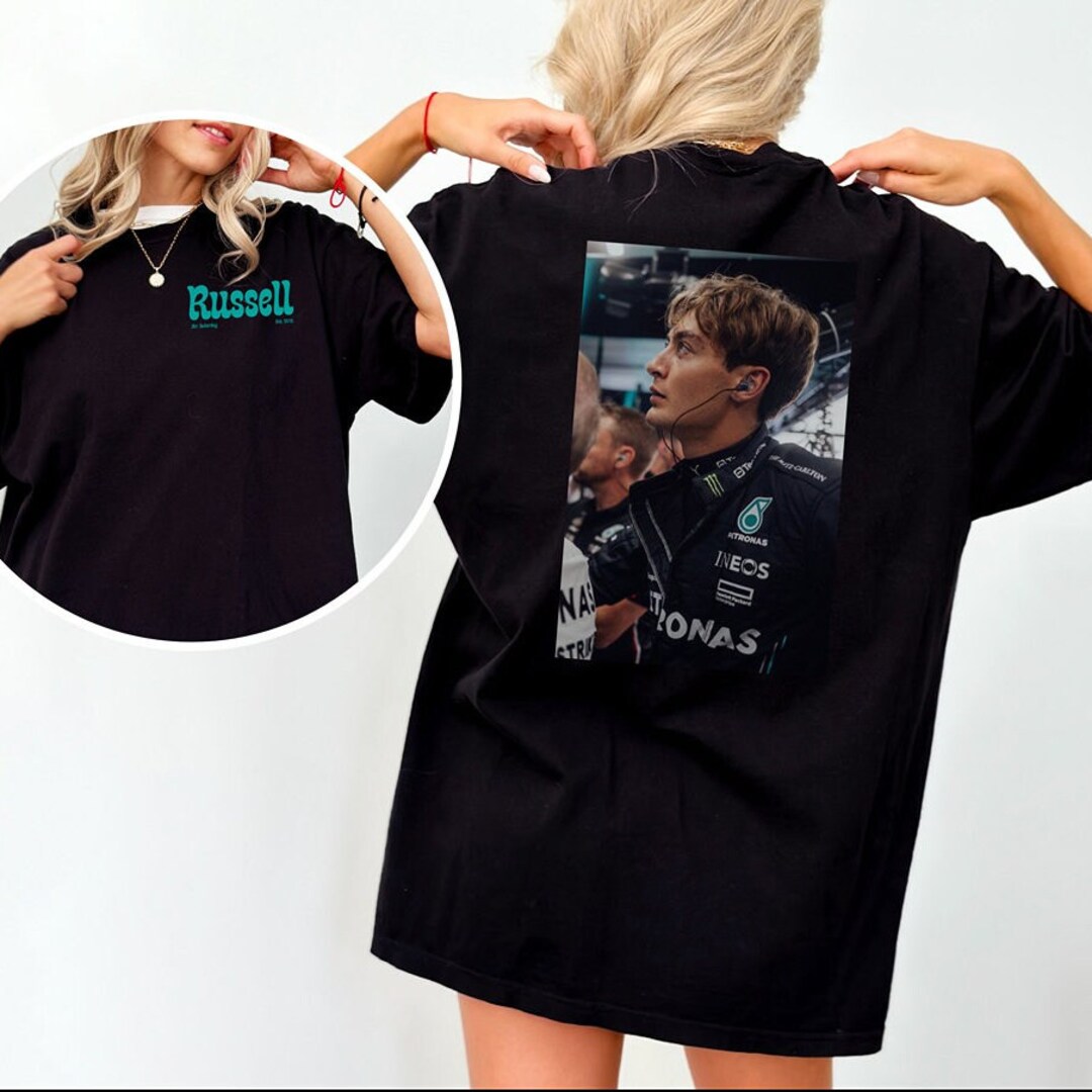 George Russell Mr. Saturday Mercedes Driver T-shirt Formula 1 Shirt ...