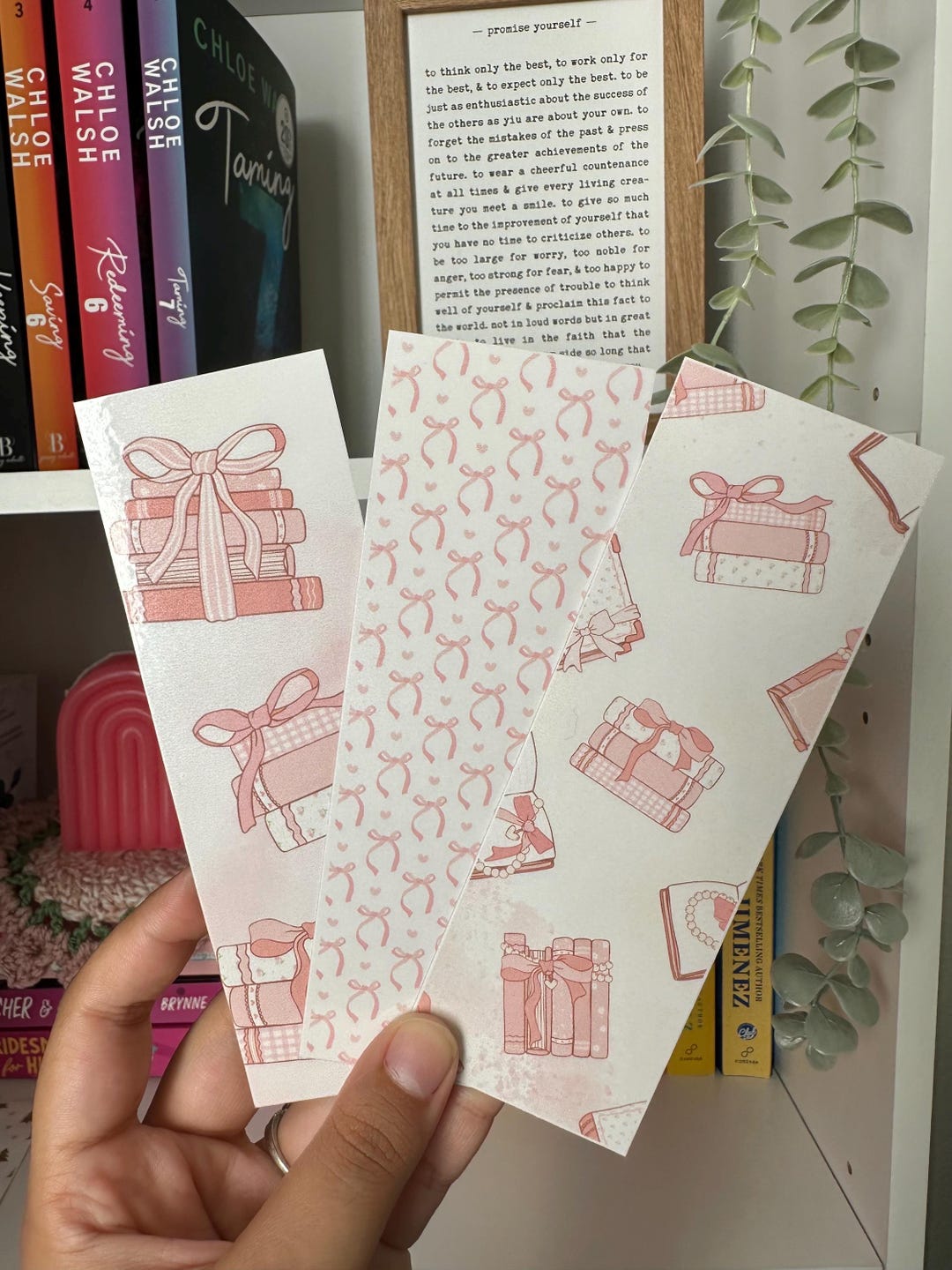 Coquette Style Bookmarks, Bookmarks for Book Lovers, Bookmark Gifts for ...