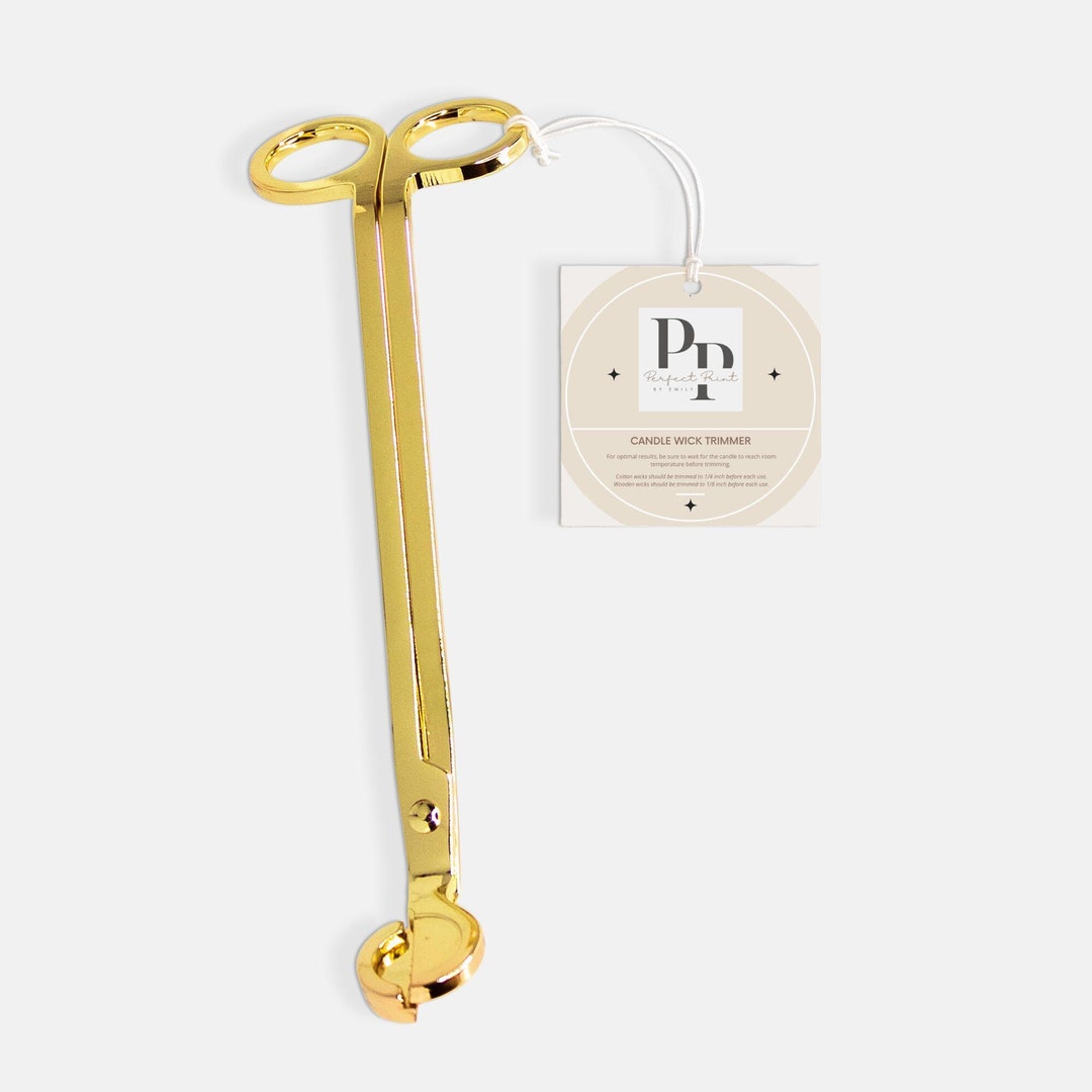 Gold Wick Trimmer Candle Wick Scissors Metal - Etsy