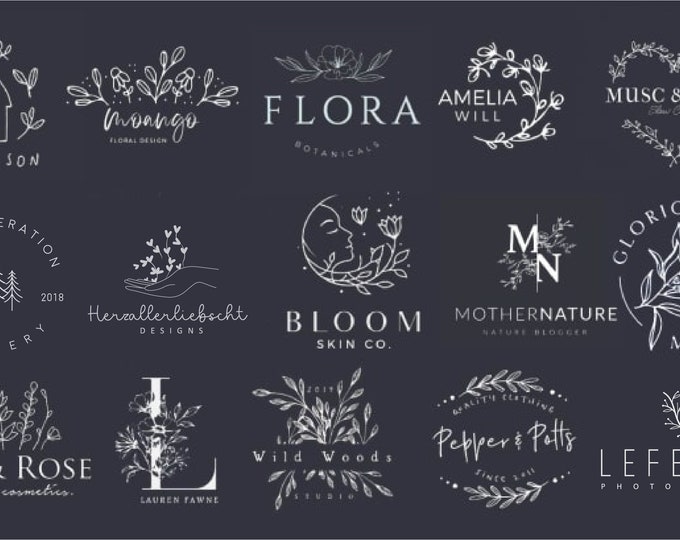 Custm Hand Drawn Logo Design, Logo Design, Professional Logo, Simple ...