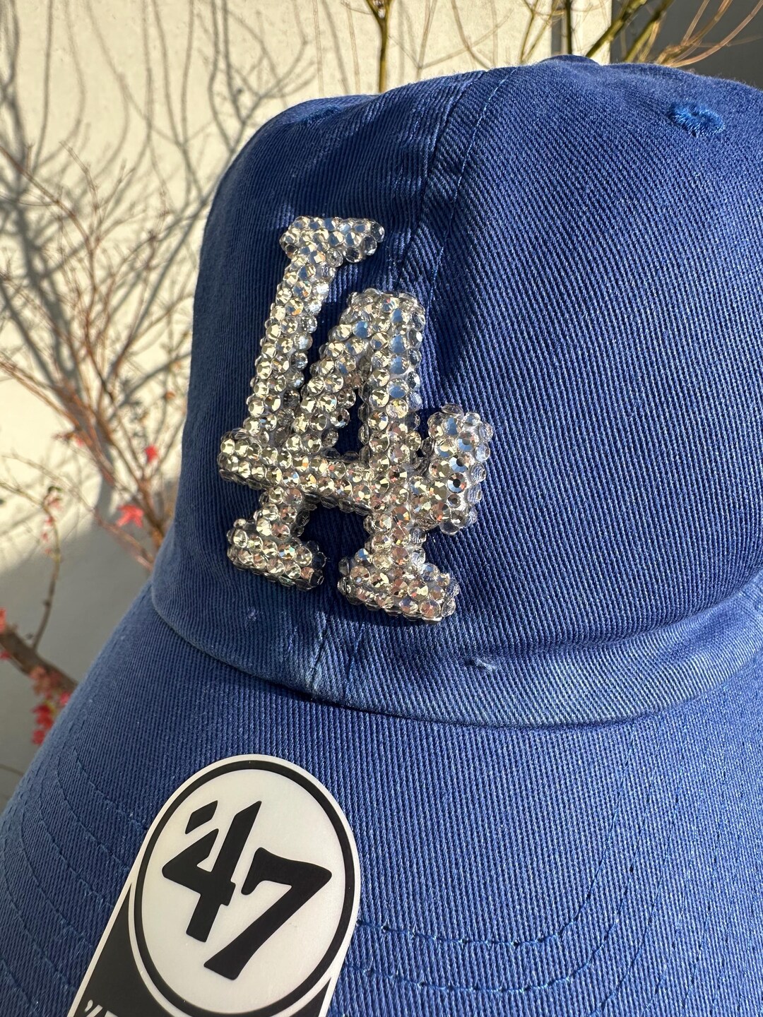 Dodgers Rhinestone Hat Los Angeles Dodgers - Etsy