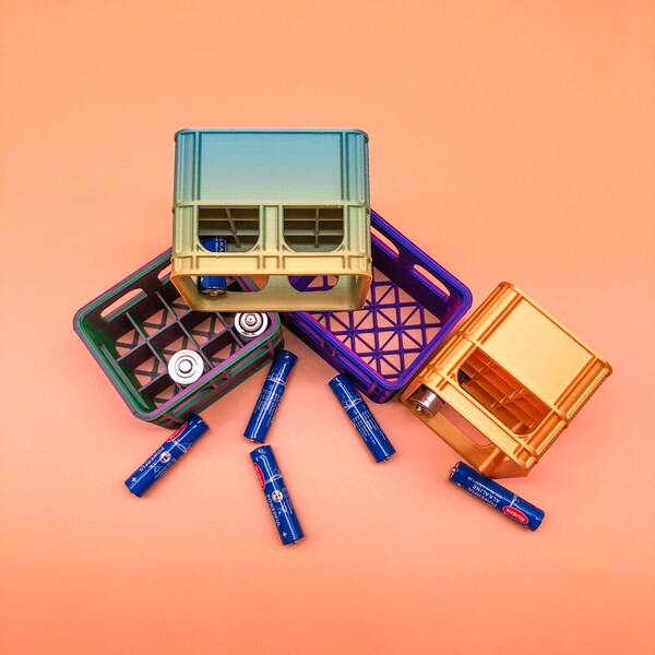 3d Printed Battery Storage - Etsy