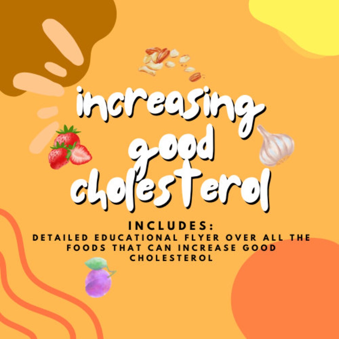 Educational Flyer for "foods That Increase Good Cholesterol" - Perfect ...