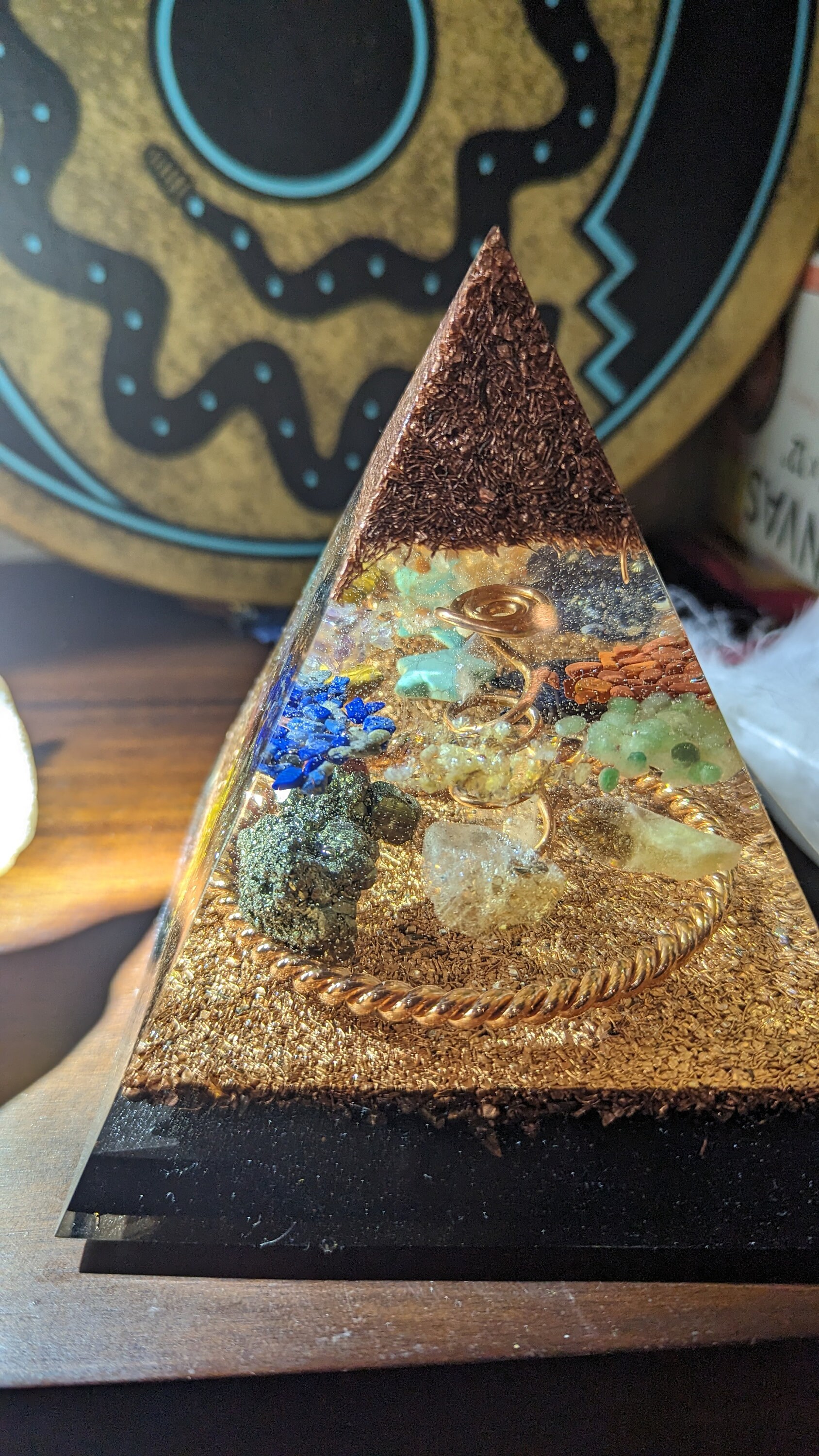 5" X 5" Orgonite Pyramid - Etsy
