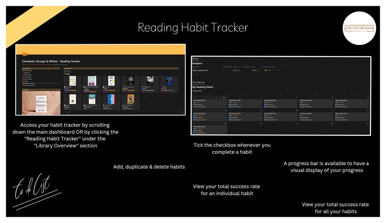 Notion Reading Tracker, Reading Log, Book Tracker, Notion Reading ...