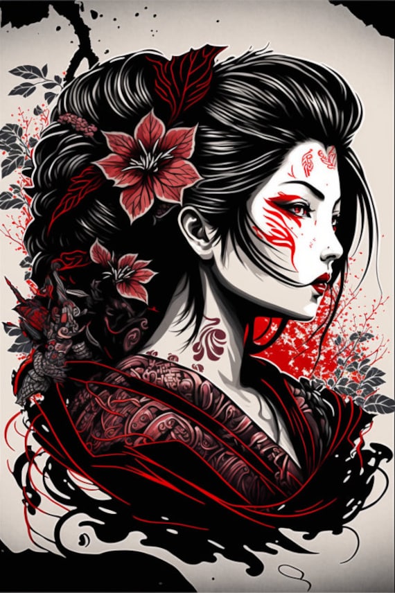 Traditional Geisha Tattoo