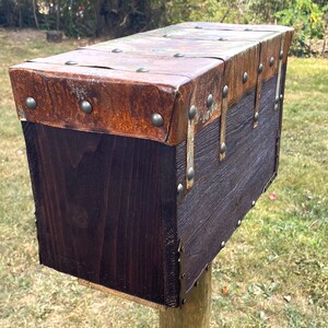 Cherry Farmhouse Mailbox, Rustic, Country Cabin Home - Etsy