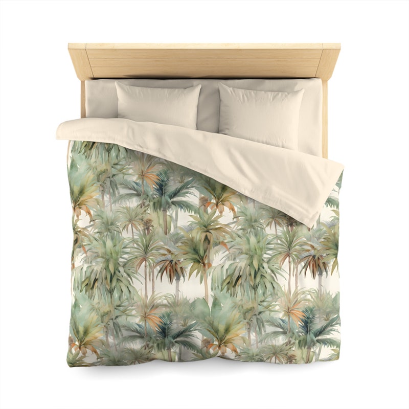 Palm Tree Comforter - Etsy