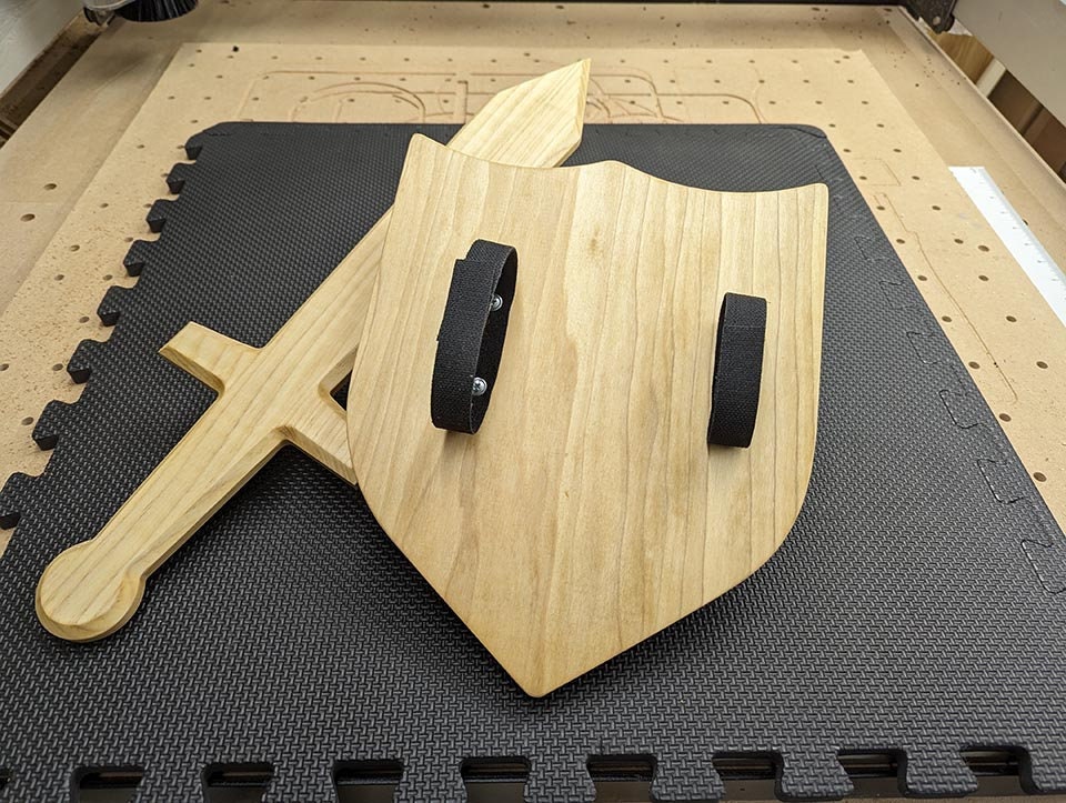 TACO KITTY Wood Sword and Shield - Etsy